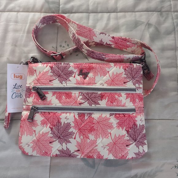 lug | Bags | Lug Dazzle Crossbody Bag Maples Cream Nwt | Poshmark